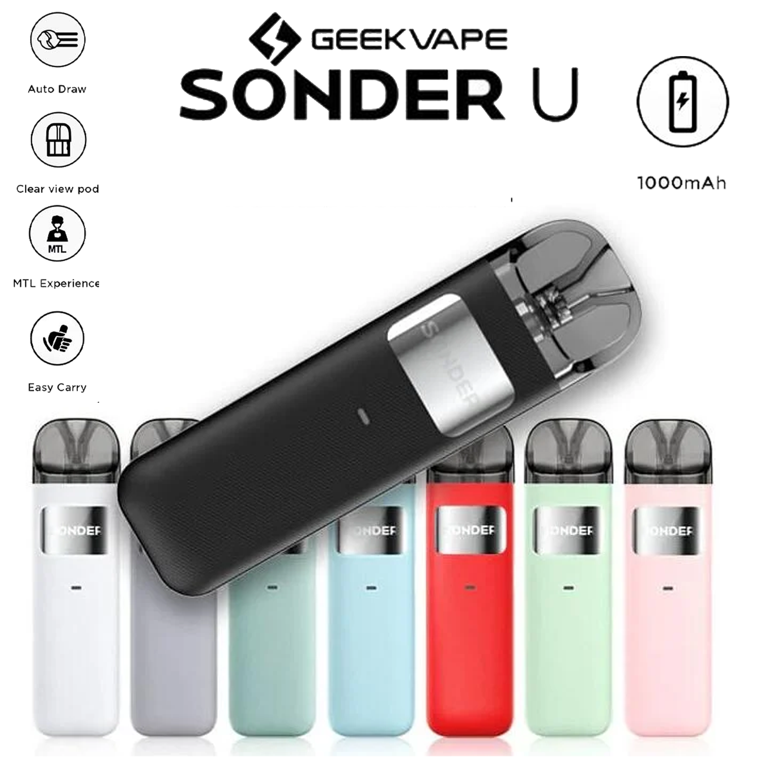 GeekVape Sonder U Pod Kit – Smoke Shop